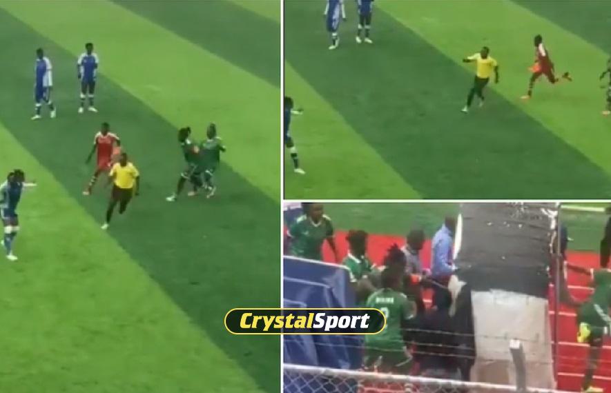 სრული სიგიჟე - ქალი ფეხბურთელები მსაჯს საცემად გაეკიდნენ - Crystalsport