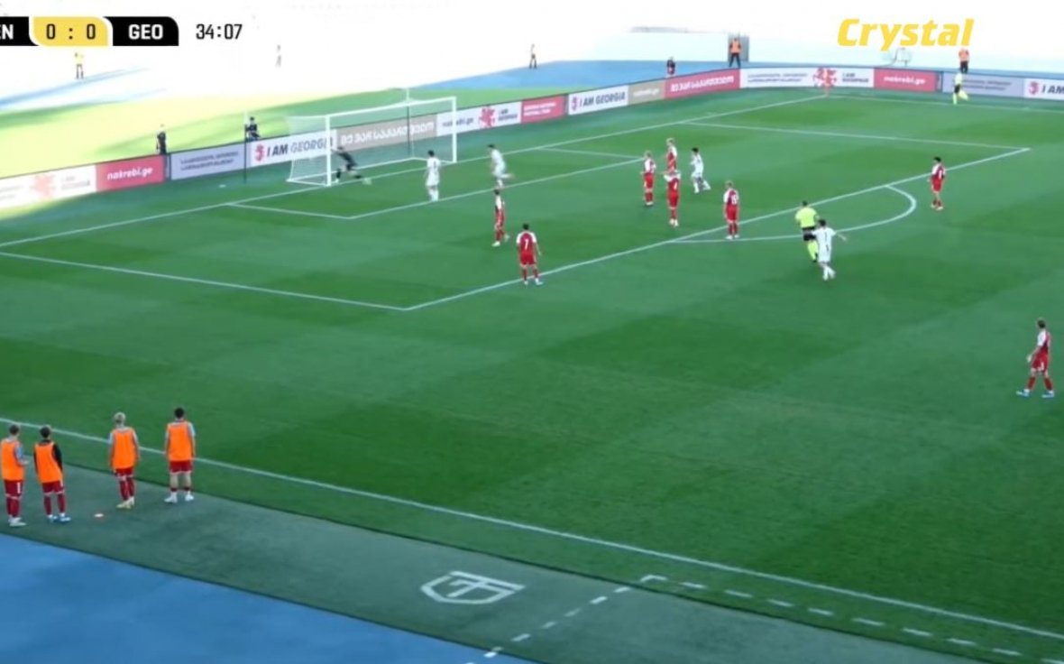 დანიის ავტოგოლი - საქართველოს 17-წლამდე ნაკრები დაწინაურდა - Crystalsport